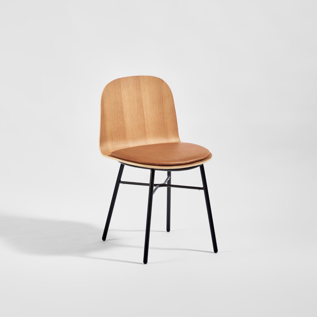 Potato Chair - Oak + Seat Pad - Tube Non Stack Base – DesignByThem