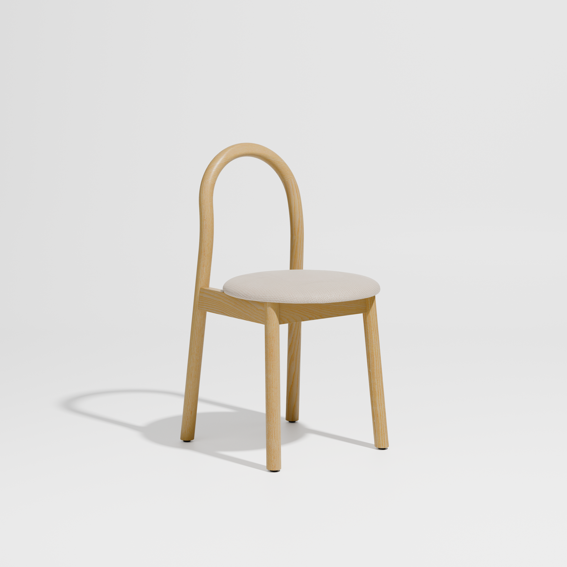 Twill Metal Chair - Upholstered Seat by Gibson Karlo – DesignByThem