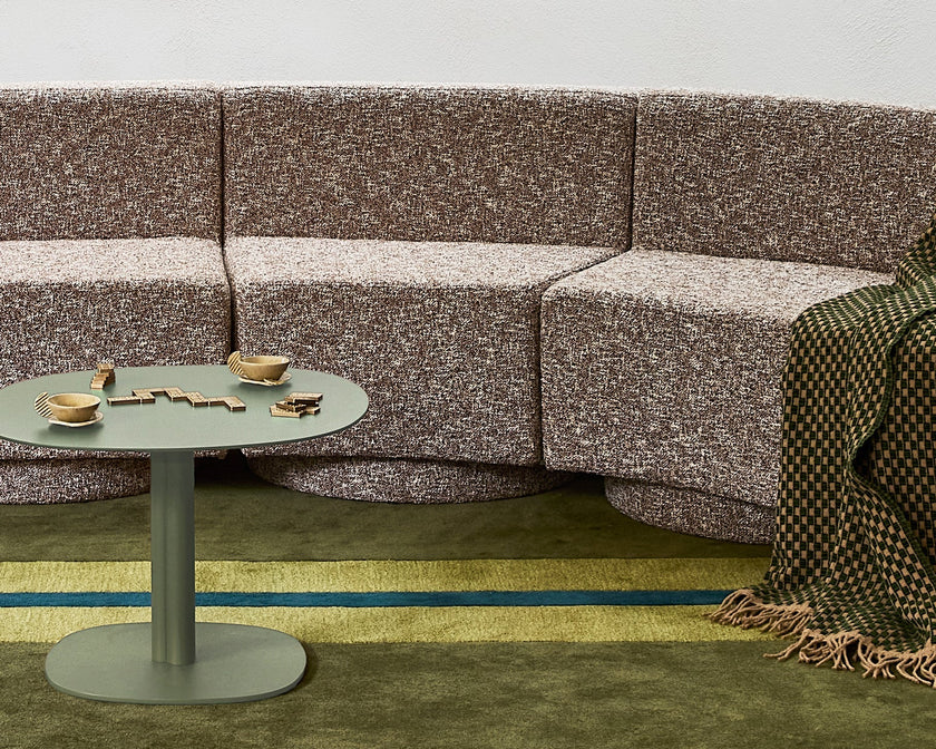 Confetti Modular Lounge Upholstered Base - 5 Seat Angle by Gibson Karlo ...