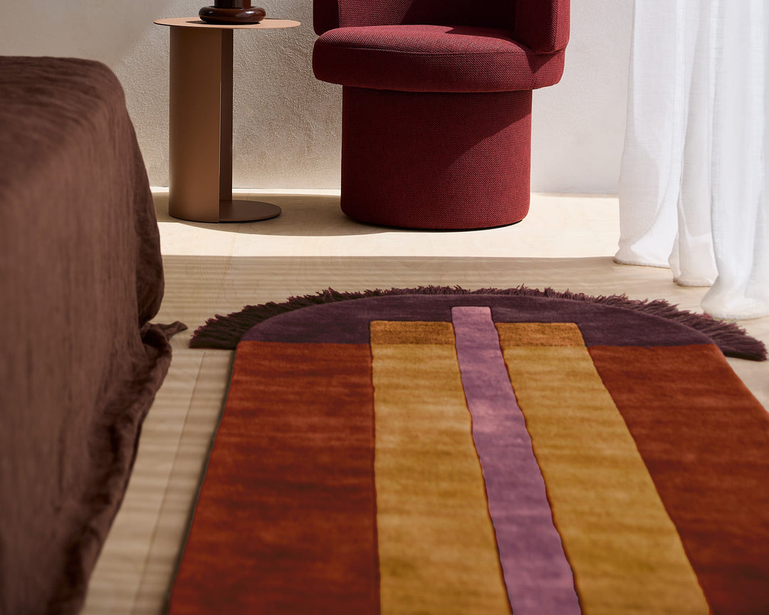 Overlay Runner - Large Burgundy by Danielah Martinez – DESIGN BY THEM