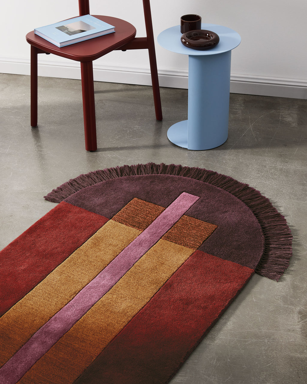 Overlay Runner - Large Burgundy – DesignByThem