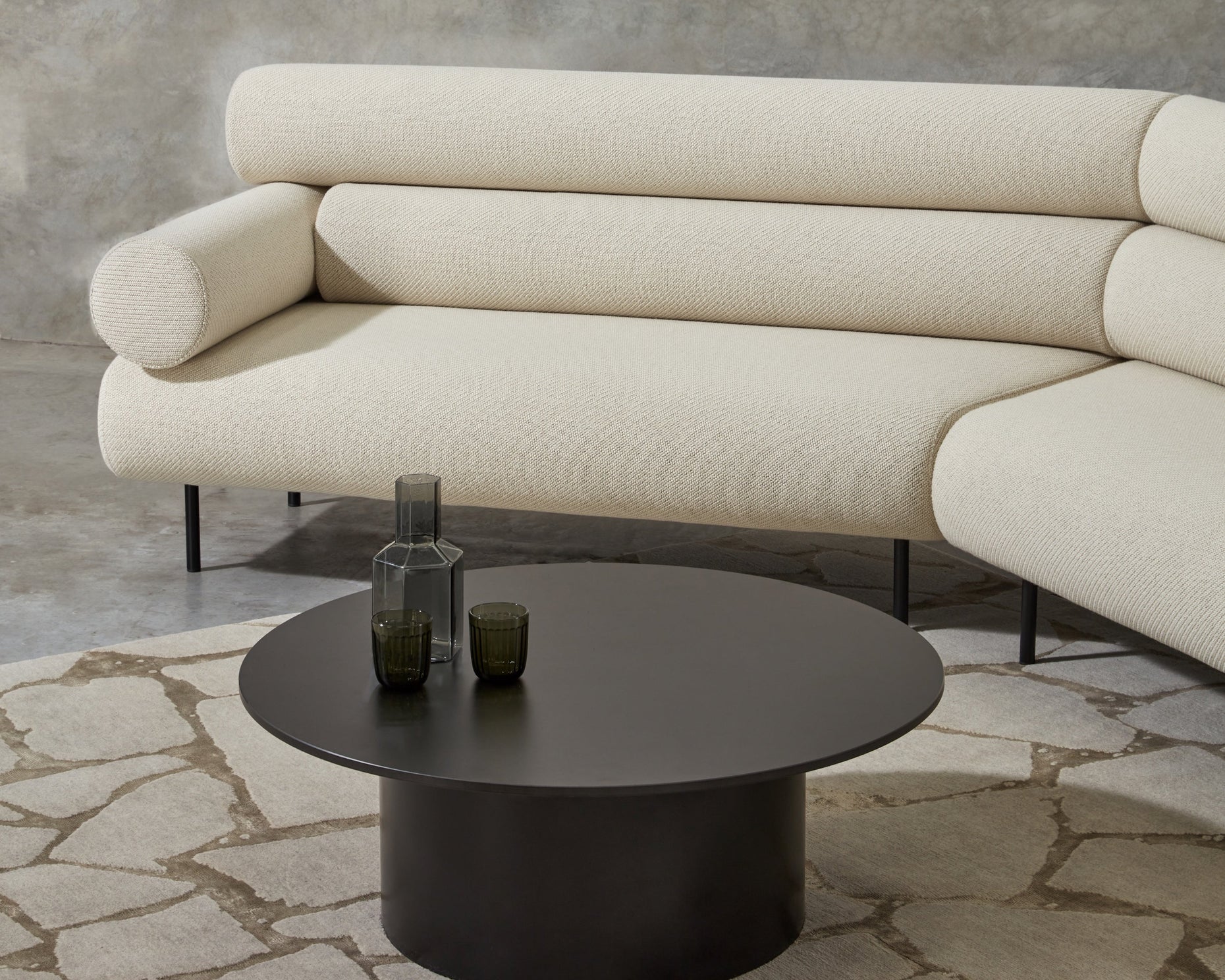 Dial Round Coffee Table - High – DESIGN BY THEM