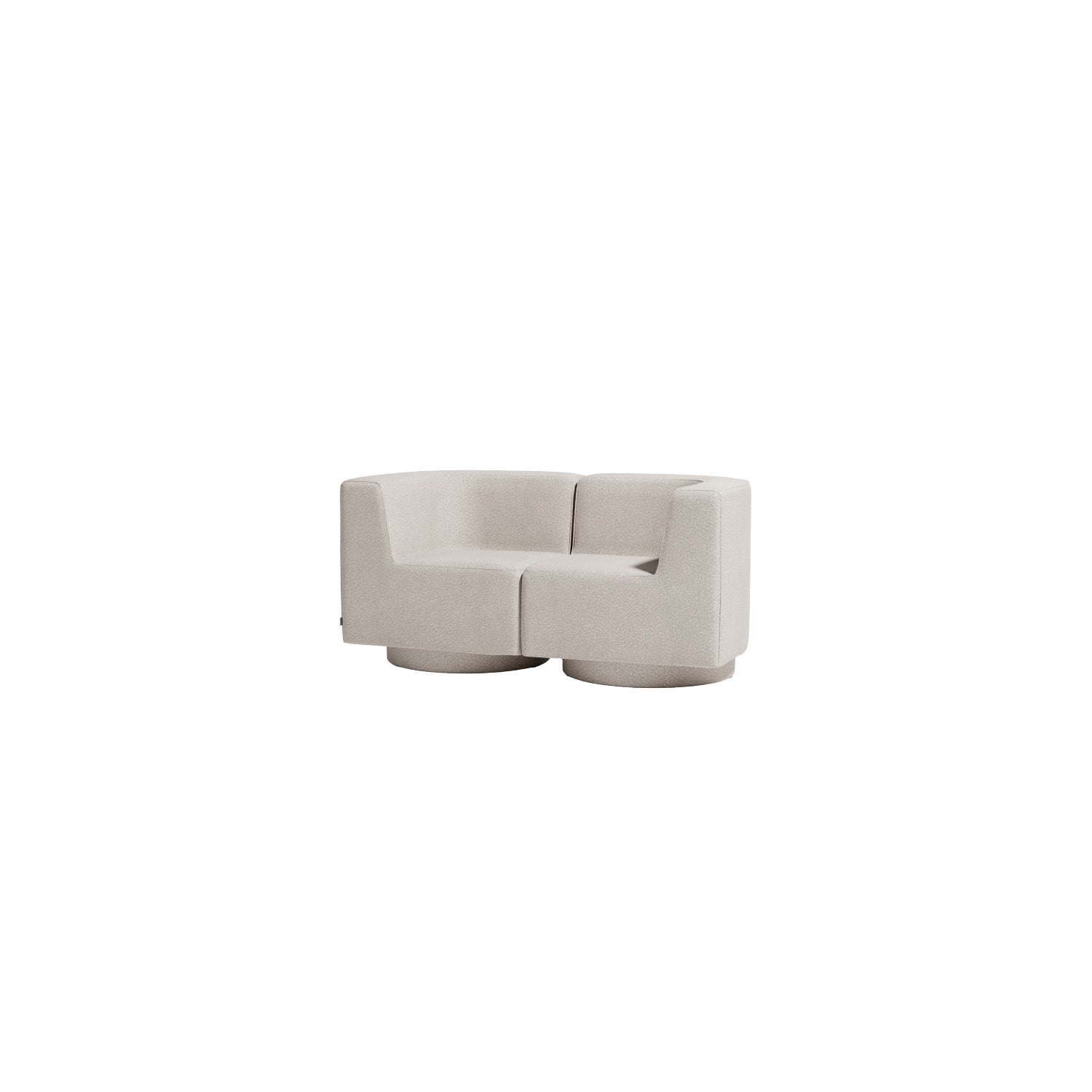 Confetti Modular Lounge Upholstered Base - 2 Seater by Gibson Karlo ...