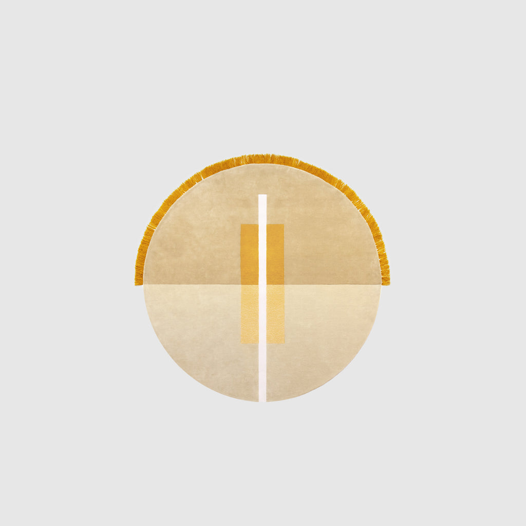 Overlay Rug by Danielah Martinez - Circle Mustard | DesignByThem